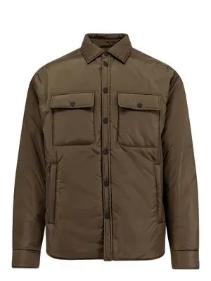 Dsquared2 Padded Nylon Shirt Jacket - Green