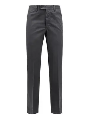 PT TORINO Style Stretch Cotton Master Fit Trousers - Grey