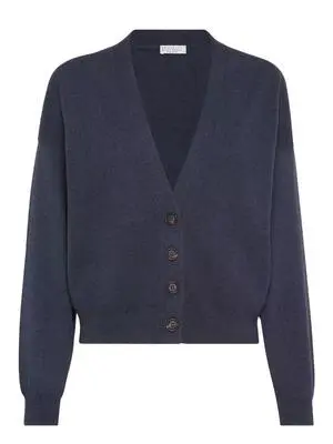 BRUNELLO CUCINELLI Button-Front Cashmere Cardigan