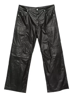 Rick Owens Cargo-pocket Cotton-blend Trousers - Black