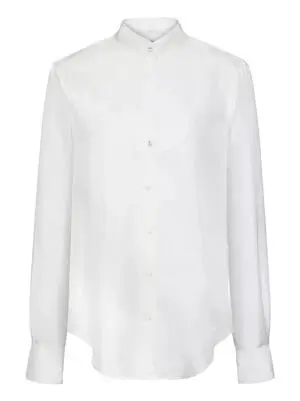 Thom Browne Bow Shirt With Detachable Collar - White