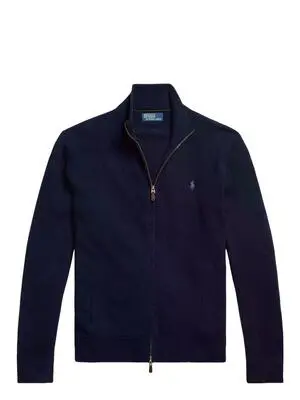 Polo Ralph Lauren Wool Zip-up Cardigan - Blue