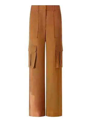 Veronica Beard Cargo Pocket Trousers - Neutrals