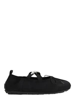 Simone Rocha Faux Pearl-embellished Ballet Flats - Black