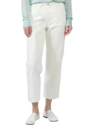 XIRENA Cropped Belted Trousers