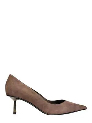 LE SILLA 60mm Pointed-toe Stiletto Pumps - Brown