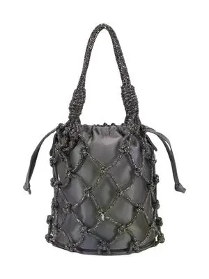 Judith Leiber Crystal-embellished Shoulder Bag - Grey