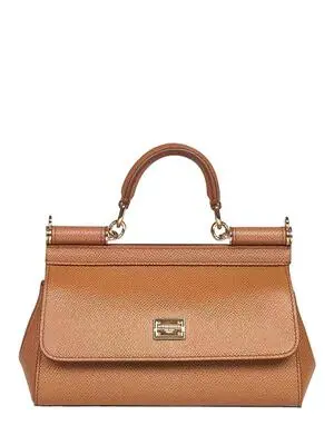 Dolce & Gabbana Fold-over Top-handle Tote Bag - Brown