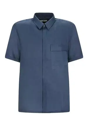 PT TORINO Patch-pocket Short-sleeve Shirt - Blue