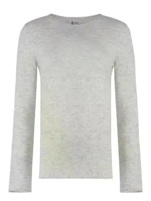 THE (ALPHABET) Silk-cashmere Blend Sweater - Grey
