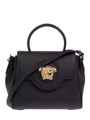 Versace Medusa Head-plaque Top-handle Bag - Black