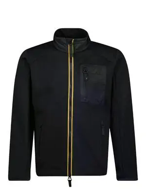 K-WAY Lecrey Double-zip High-neck Jacket - Black