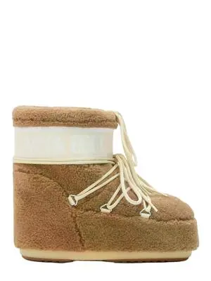Moon Boot Icon Fleece Low Boots - Brown