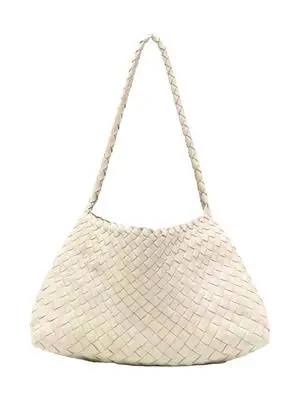 Dragon Diffusion Rosanna Leather Shoulder Bag Neutrals