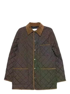 Valentino Garavani Corduroy-collar Overshirt - Blue