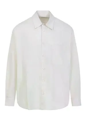 LEMAIRE Long-sleeve Pocket Shirt White