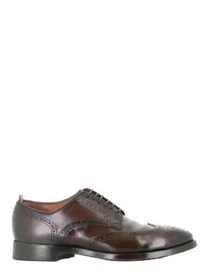 Officine Creative Perforated Leather Oxfords - Brown
