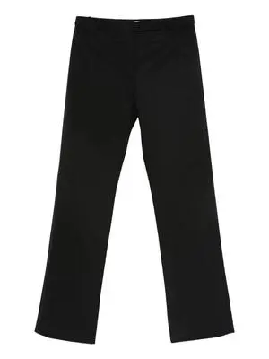 ST. AGNI Paneled Slim-cut Trousers - Black