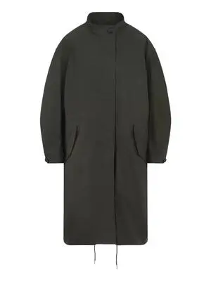 Givenchy Collared Parka Coat With Drawstring - Green