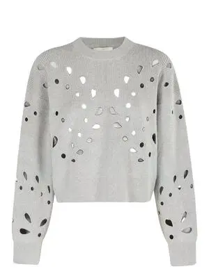 Ulla Johnson Cut-out Detail Sweater - Grey