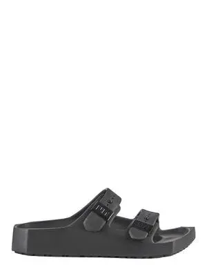 United Nude Moses Open Toe Slides - Black