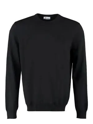 THE (ALPHABET) Crew-neck Sweatshirt - Black