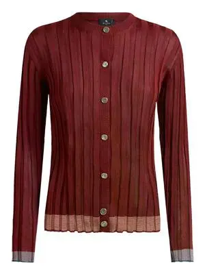 Etro Button-up Cardigan - Red
