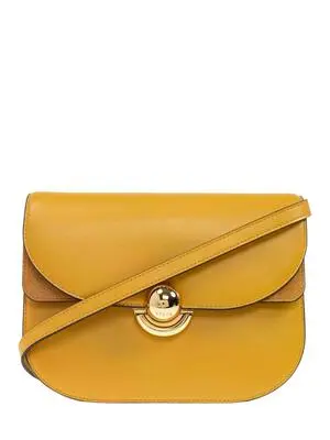 Furla Sfera Leather Crossbody Bag - Yellow