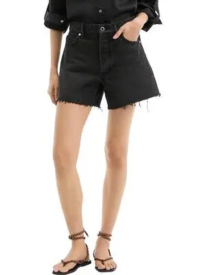 Veronica Beard Ellis Denim Shorts - Washed Onyx