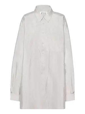 MAISON MARGIELA Long-sleeved Pocket Shirt - White