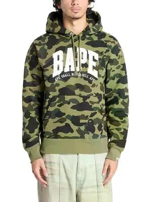 A BATHING APE® 1st Camo Print Hoodie - Green