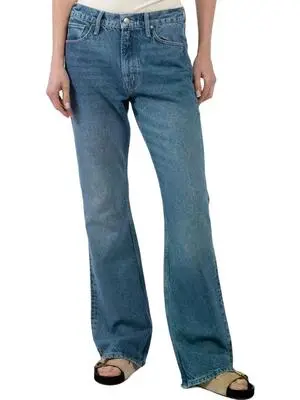 MOTHER Frayed Hem Jeans - Blue
