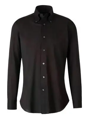 FRAY Button-fastening Shirt - Black