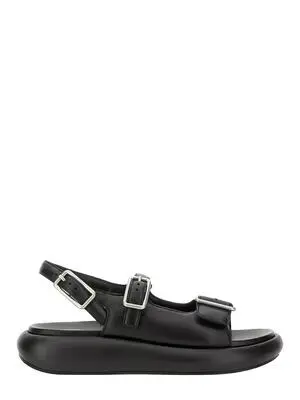 ASH Buckle-Detail Platform Sandals