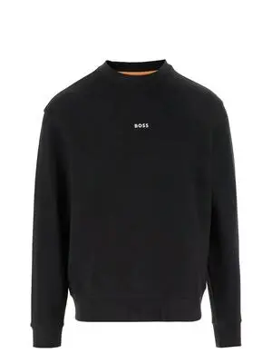 BOSS Cotton Sweatshirt - Black