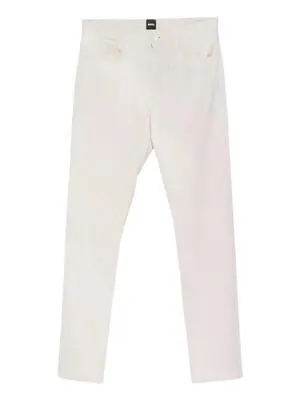 BOSS Logo-plaque Trousers - Neutrals