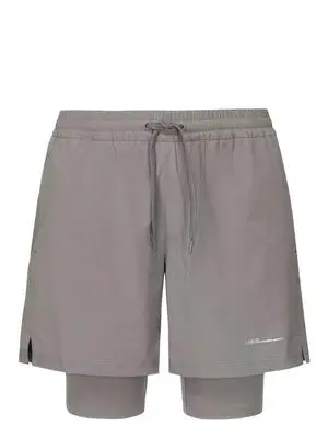 Herno Logo-print Shorts - Grey