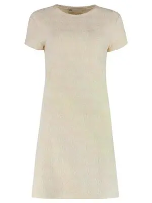 Tory Burch Geometric Pattern A-line Dress - Neutrals