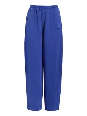 Alexander Wang Articulated Leg Cotton Sweatpants - Blue