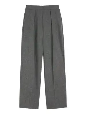 JIL SANDER Pleated Trousers - Grey