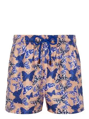 Vilebrequin Silk Twill Bermuda Shorts - Pink