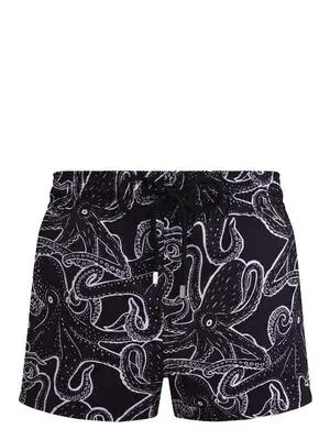 Vilebrequin Printed Swim Trunks - Black