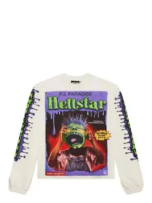 HELLSTAR Zombie Longsleeve T-shirt - White