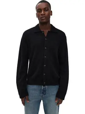 Our Legacy Evening Polo - Black Fuzzy Alpaca