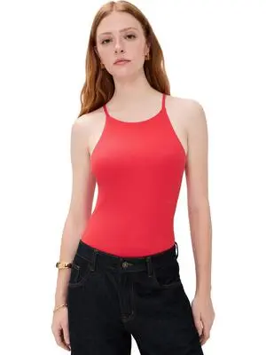 LE BOP Lexi Thong Bodysuit - Poppy Red
