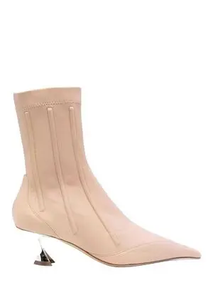 MUGLER 65mm Ankle Boots - Neutrals