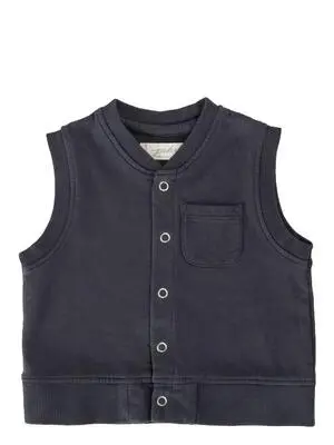 PEHR Organic Cotton French Terry Vest - Ink Blue