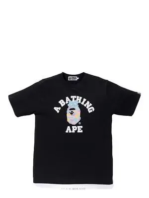 A BATHING APE X Care Bears College Tee Shirt - Black