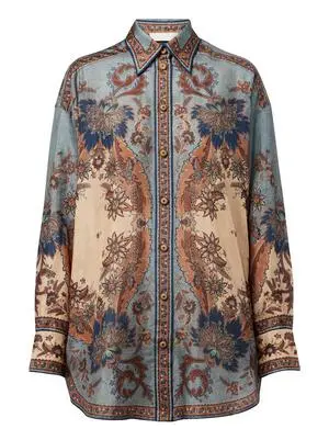 Zimmermann Paisley Silk Shirt - Multicoloured