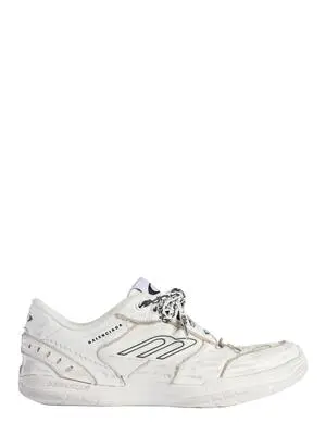 Balenciaga Hamptons Medium Worn-out Sneaker - White